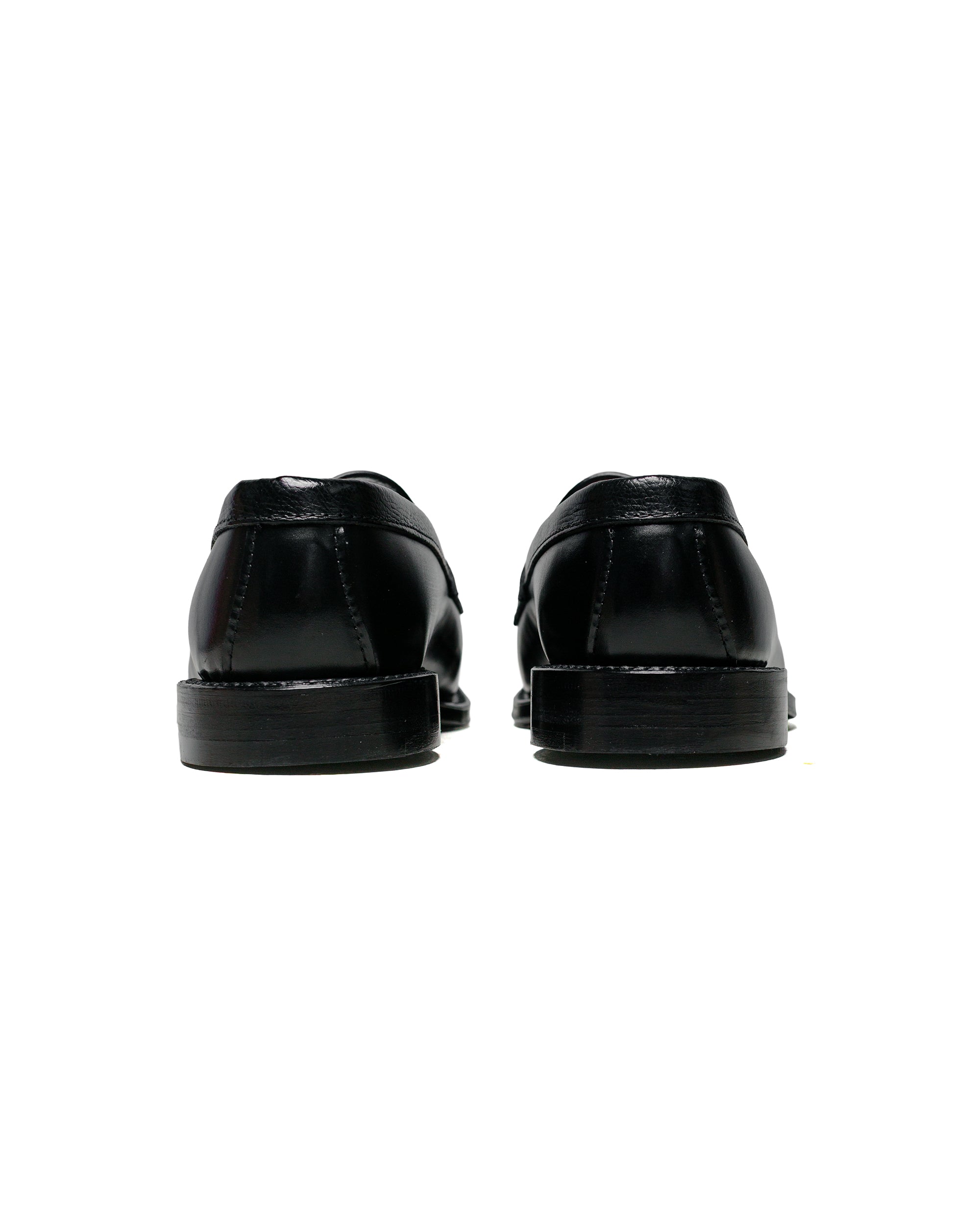 Alden Penny Loafer Black Calfskin/Black Alpine Grain G2201 – lost & found