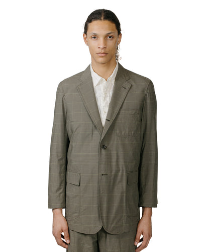 Beams Plus 3B Box-Fit Jacket TR Plaid Olive