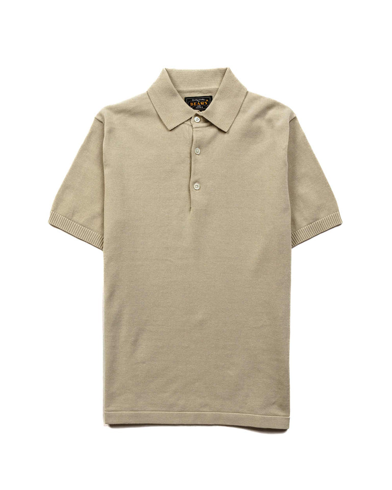 Beams Plus Knit Polo 9G Navy