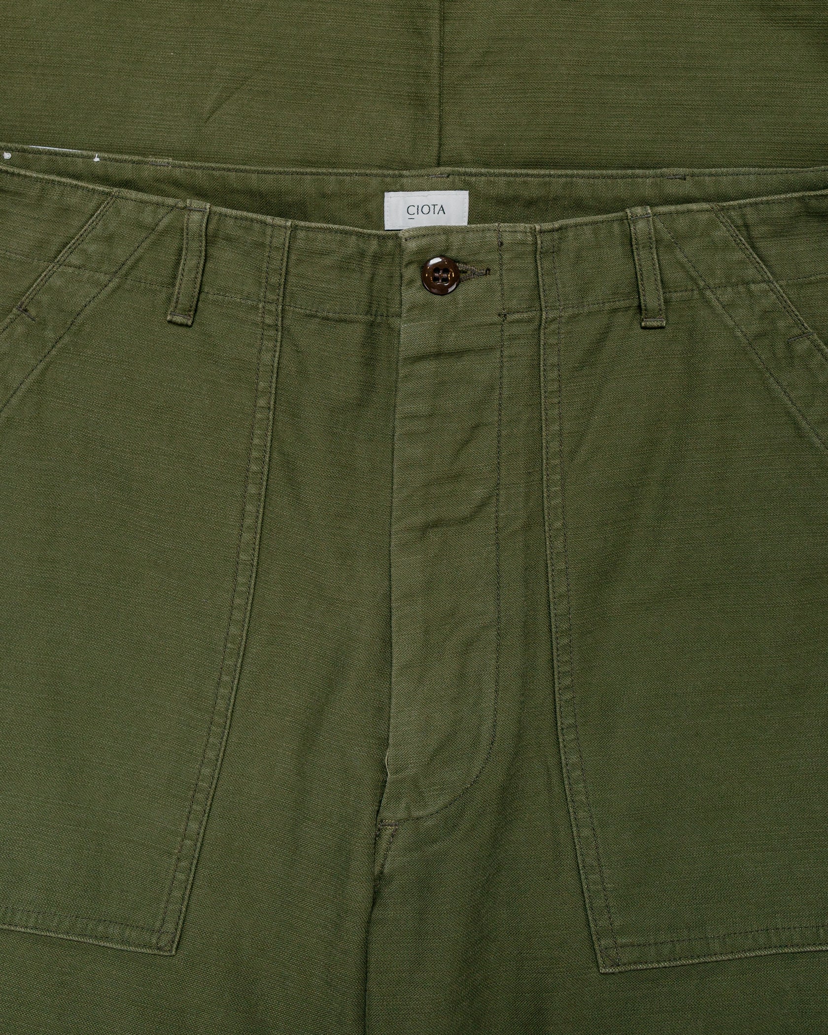 CIOTA Baker Pants (Baggy) Dark Olive Stone Wash – lost & found