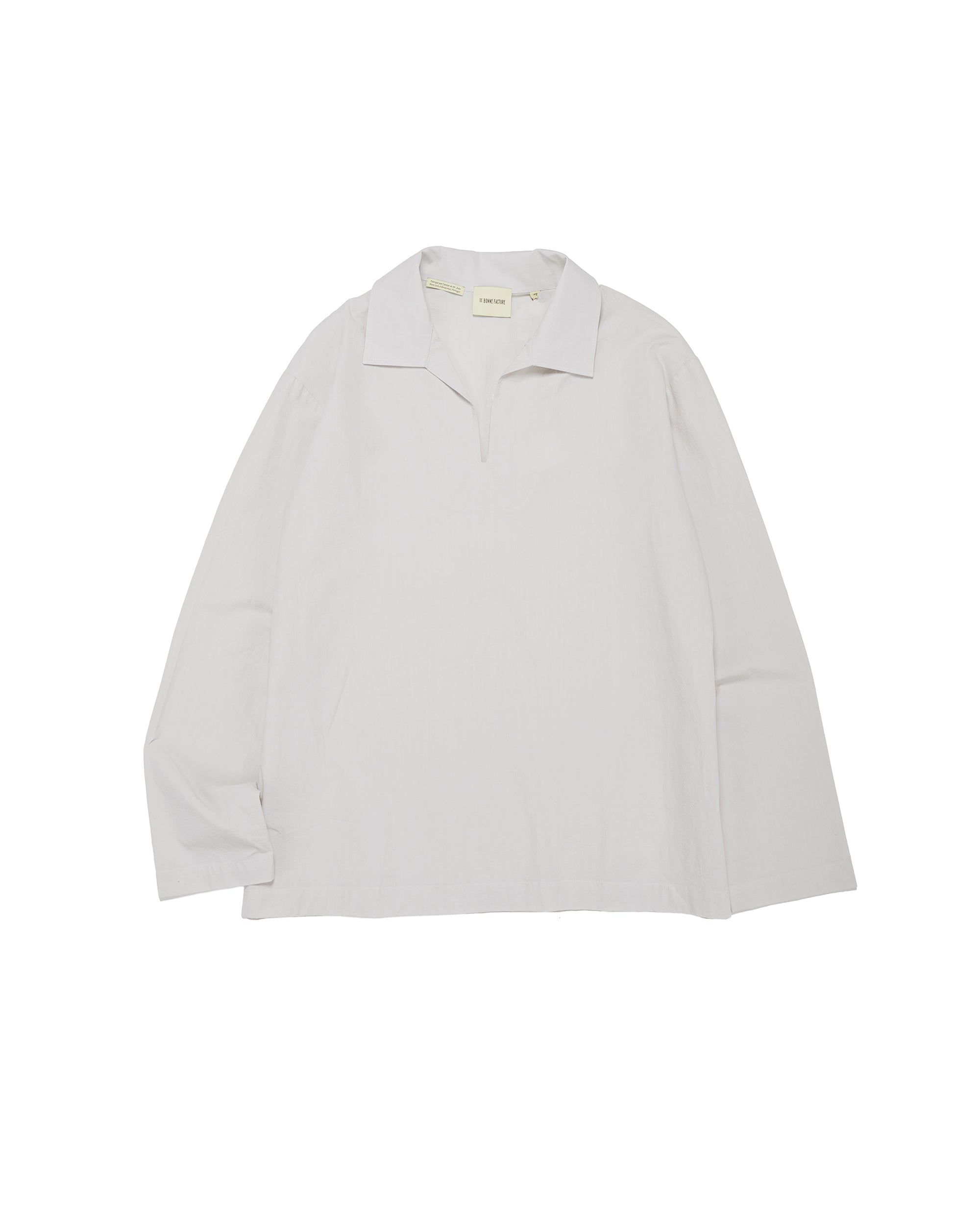 De Bonne Facture Vareuse Organic Cotton Mineral White – lost & found