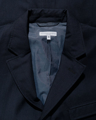 Engineered Garments Andover Jacket Dark Navy Tropical Wool – lost & found