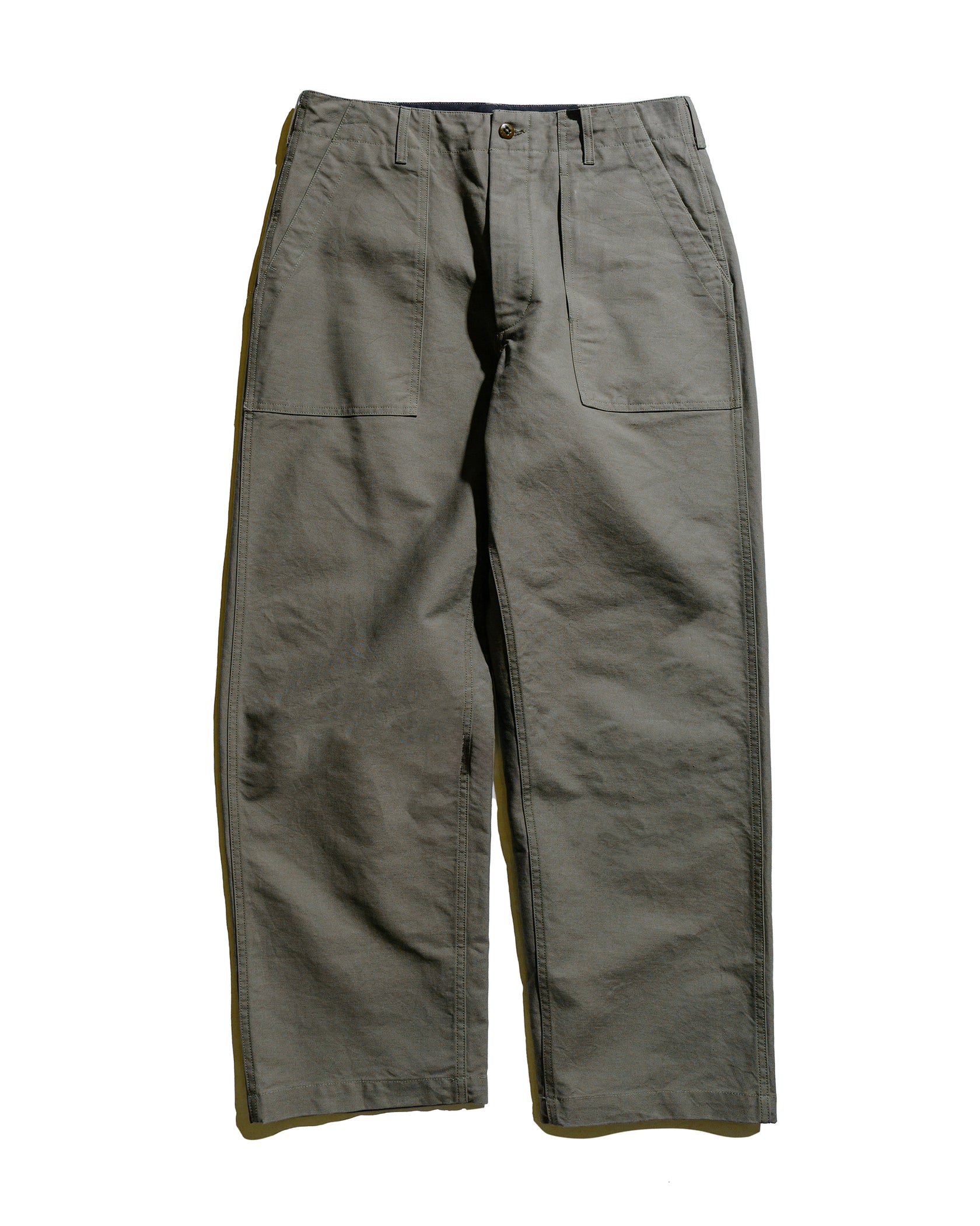 Engineered Garments Fatigue Pant Olive Cotton Double Cloth – lost & found