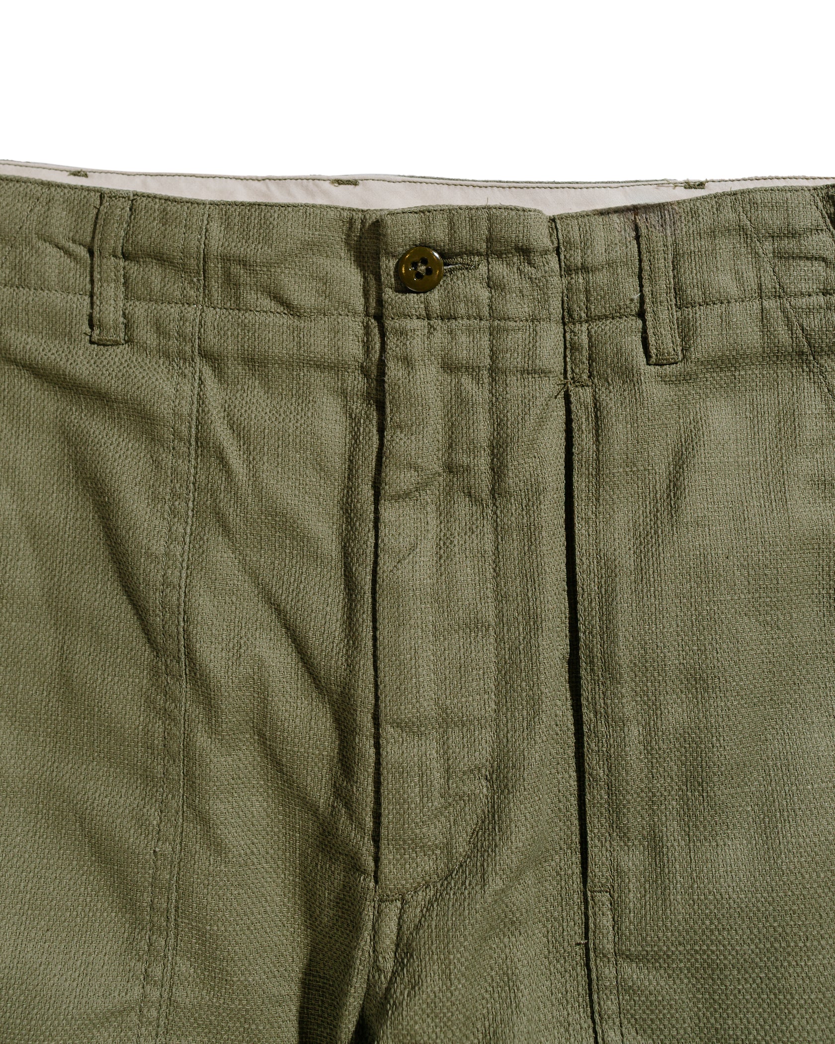 Engineered Garments Fatigue Short Olive CL Java Cloth – lost & found