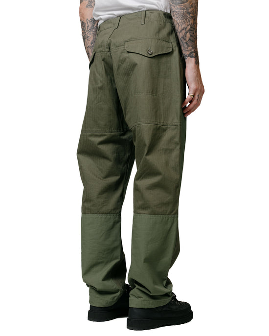 Engineered Garments Field Pant Olive Cotton Herringbone Twill – lost ...