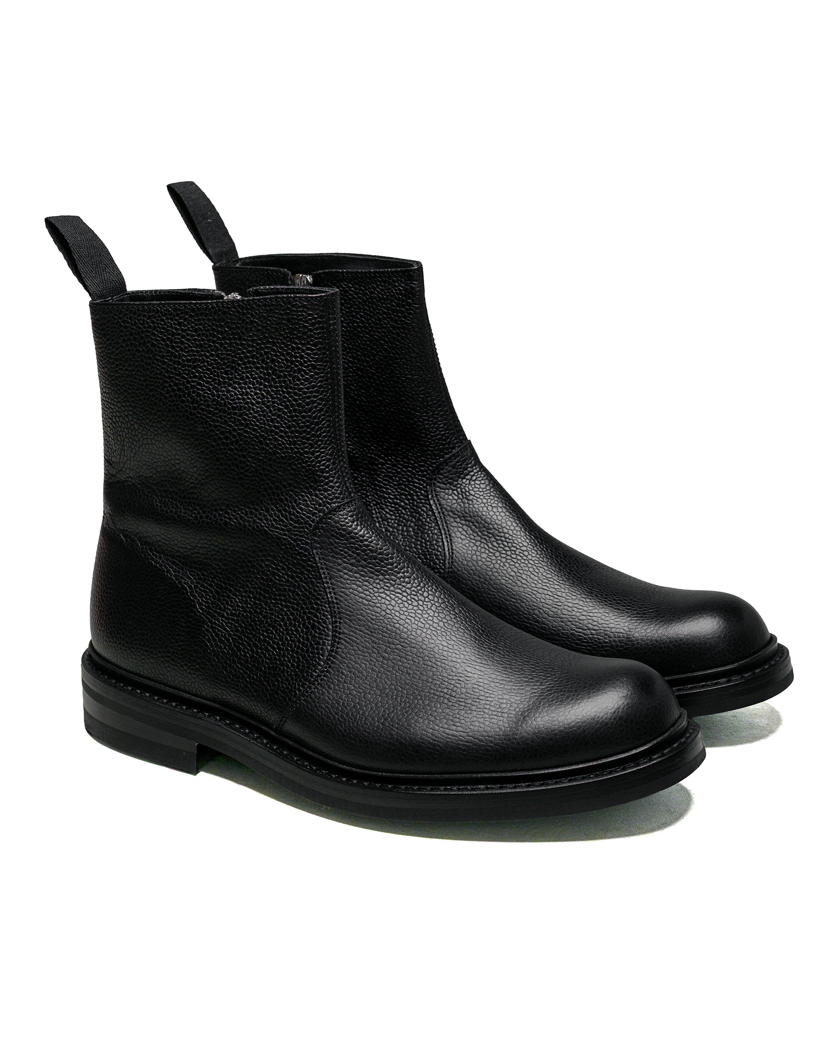 James Coward Trickers Spade Boot Black Scotch Grain Leather – lost & found