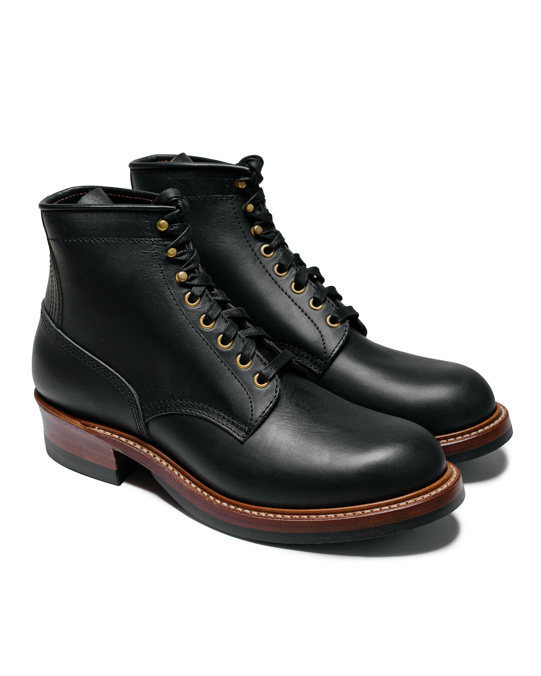 John Lofgren Bootmaker Combat Boots Horween Leather CXL Black – lost ...