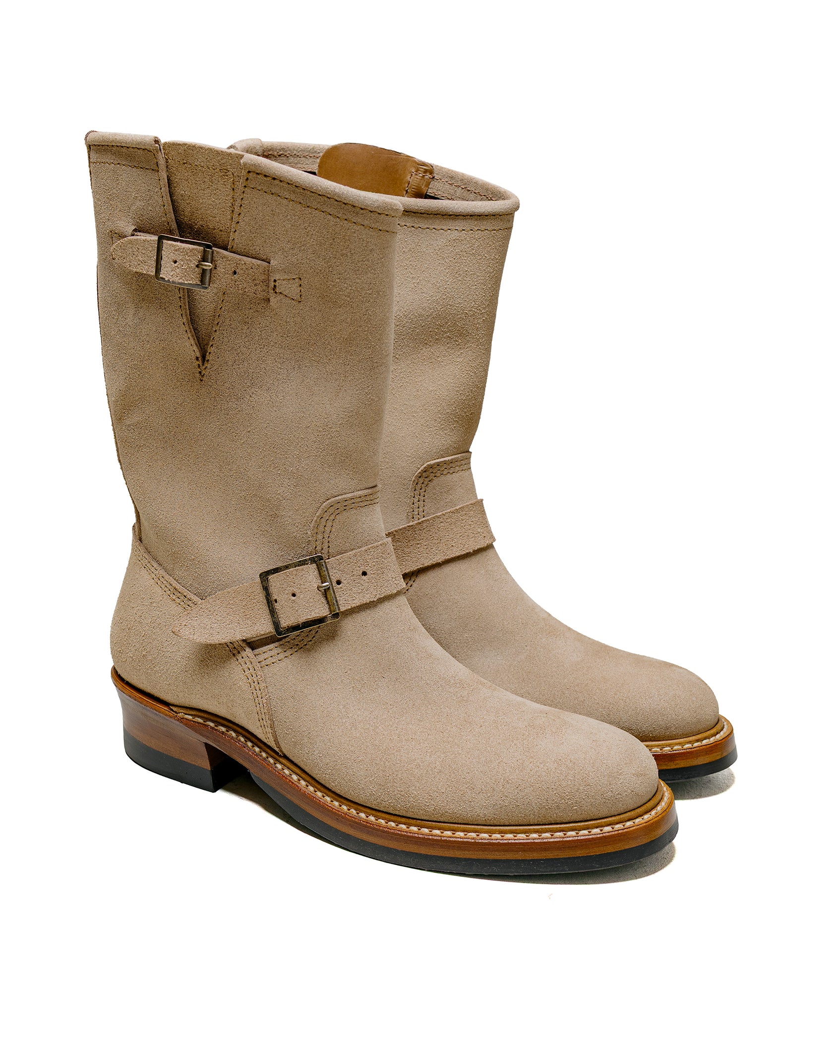 John Lofgren Bootmaker Wabash Engineer Boots Horween CXL Natural Rough ...