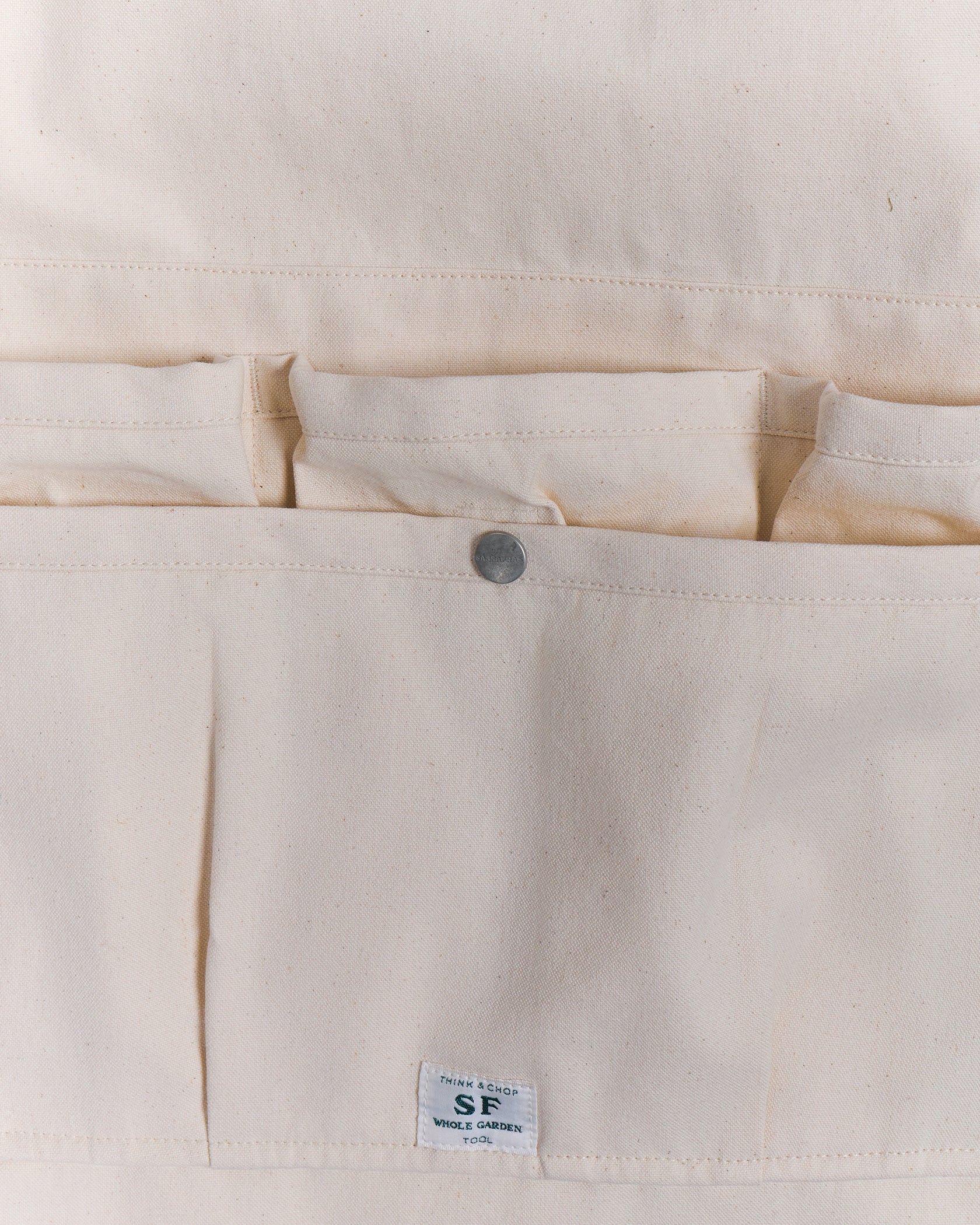 Sassafras Whole Hole Apron Canvas Natural – lost & found