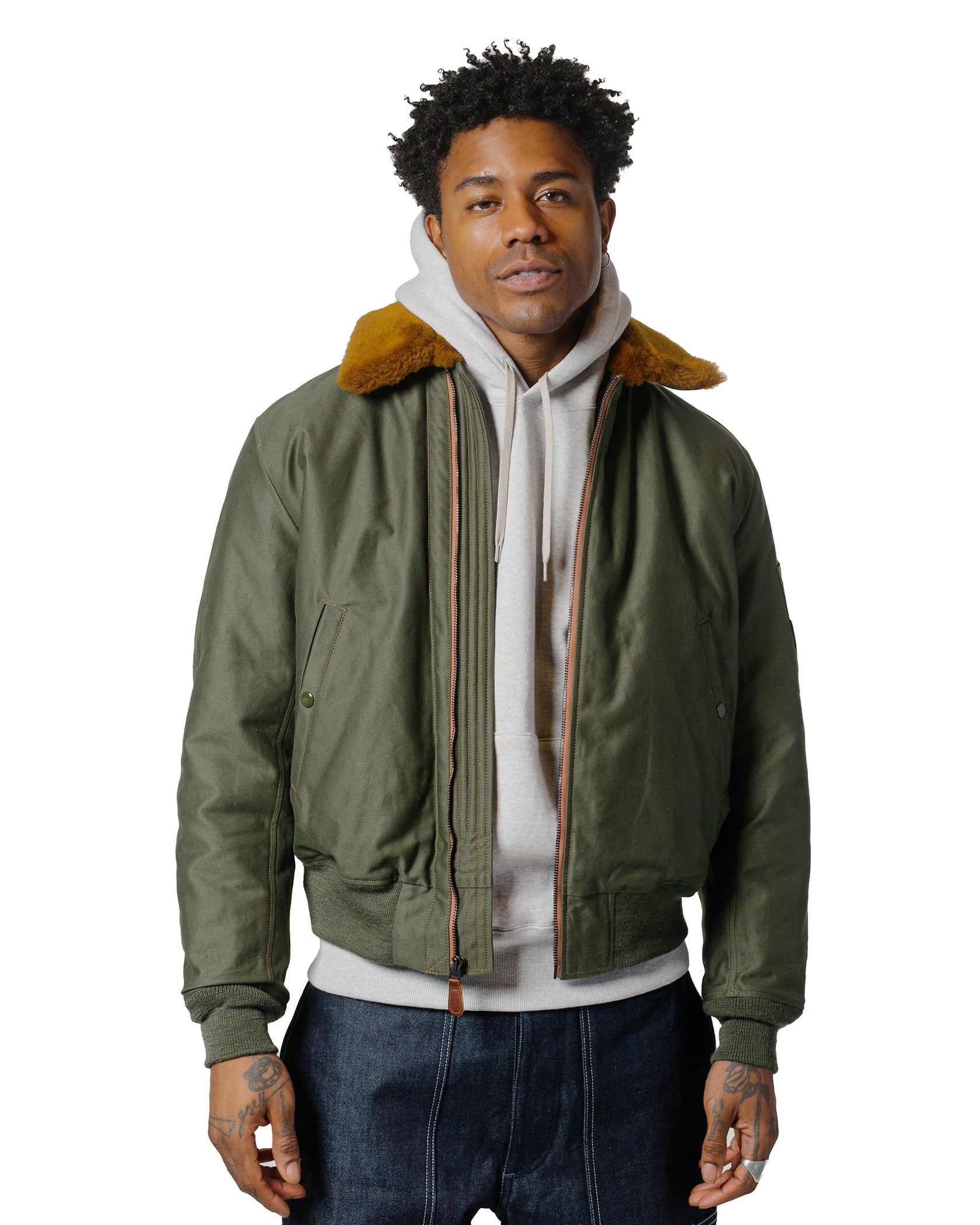 The Real McCoy's MJ23109 Type B-15 Real McCoy Mfg. Co. Olive – lost & found