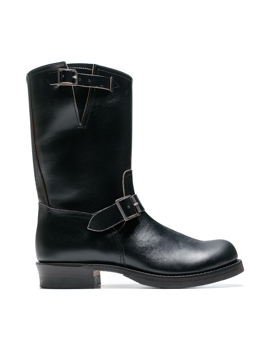 The Real McCoy's BA23101 Buco Narrow Engineer Boots / Buttock Black ...