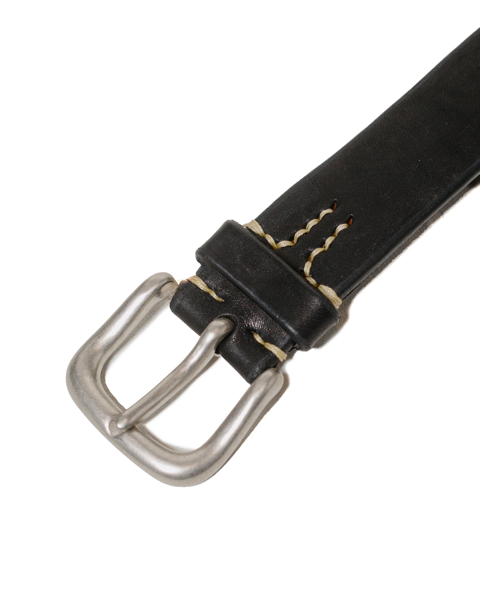 The Real McCoy’s MA17041 Joe McCoy Bend Leather Belt Black – lost & found