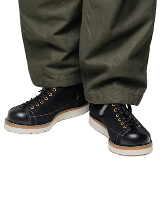 The Real McCoy's MA24009 Ten Mile Work Boots / Rough Out Leather Black ...