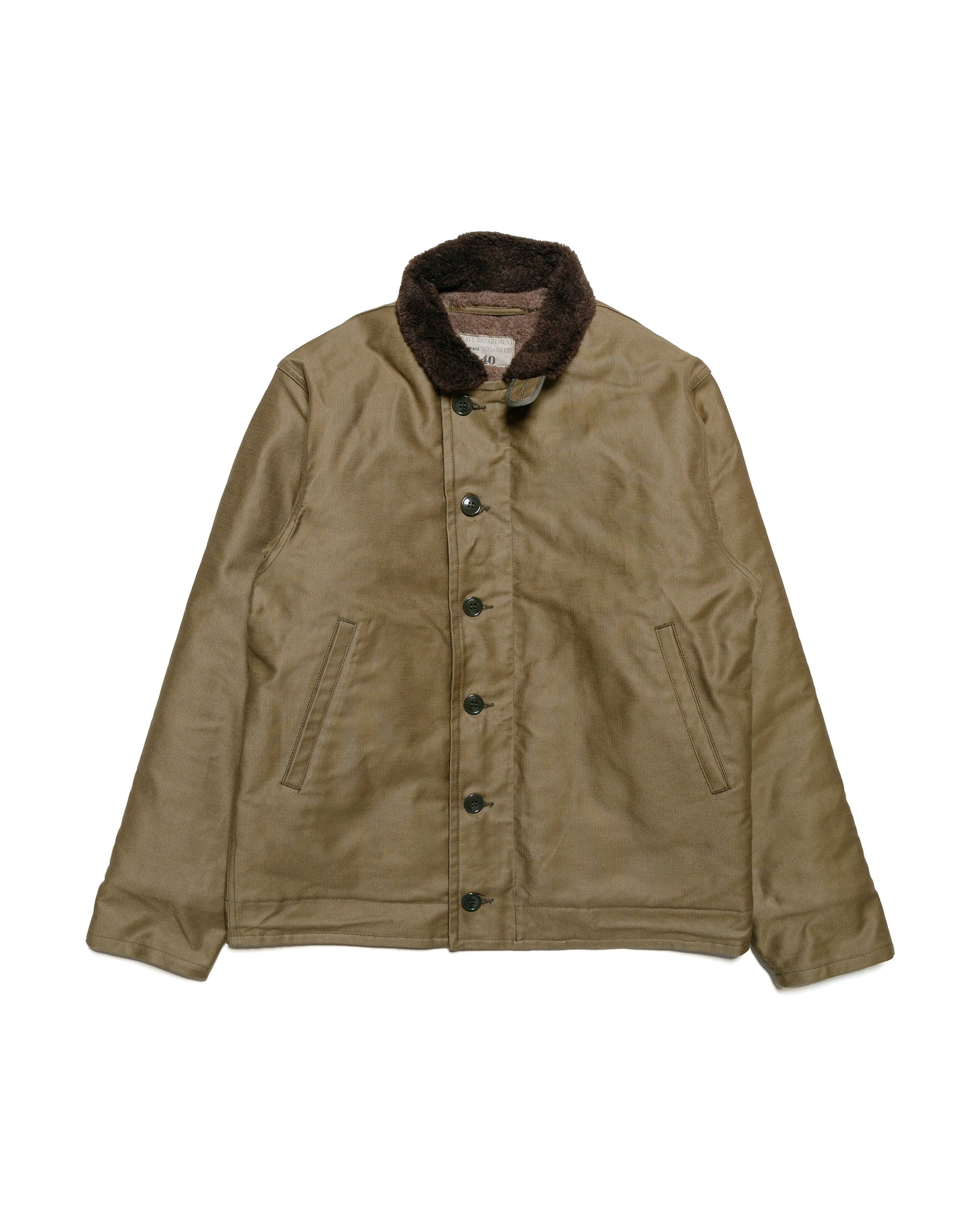 The Real McCoy's MJ22114 N-1 Deck Jacket (Khaki) – lost & found