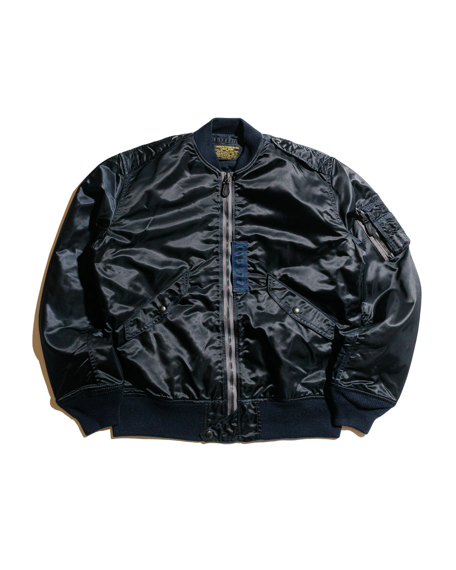 The Real McCoy's MJ23119 Deerskin Down Jacket Black – lost & found