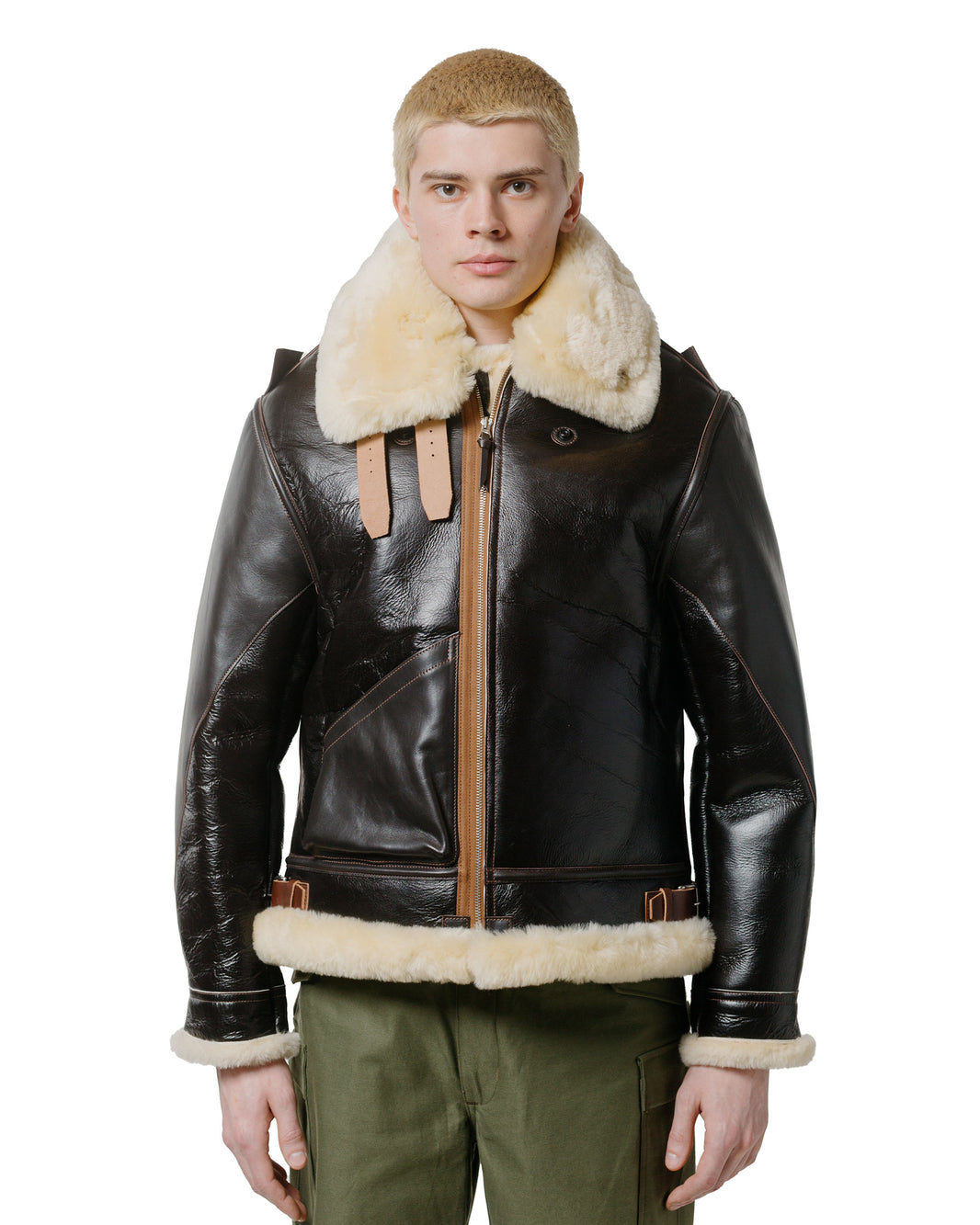 The Real McCoy's MJ23119 Deerskin Down Jacket Black – lost & found