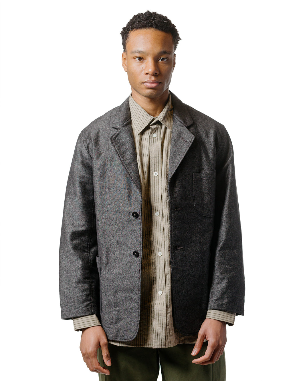 The Real McCoy's MJ23119 Deerskin Down Jacket Black – lost & found