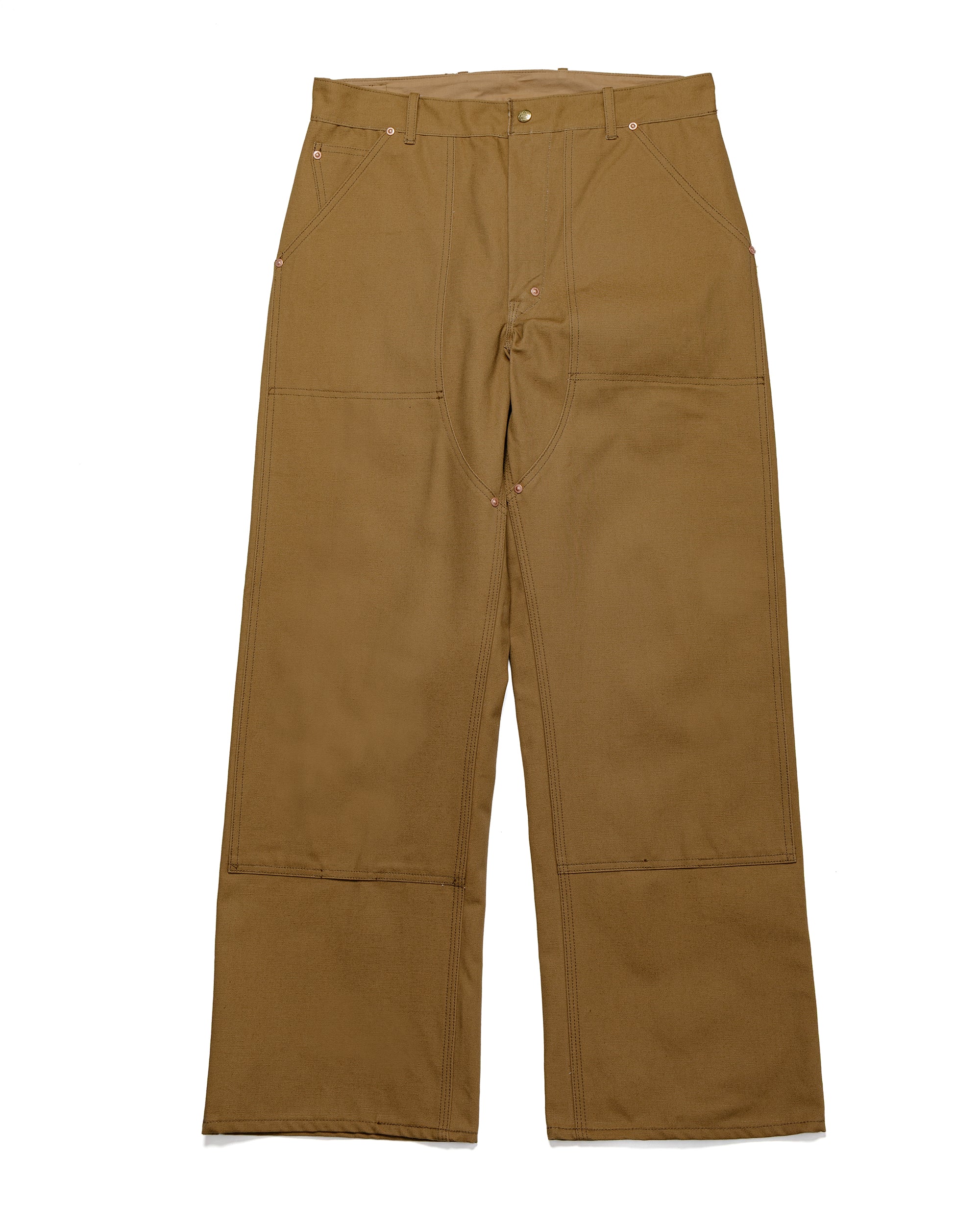 The Real McCoy's MP25102 Double-Knee Work Trousers Brown – lost & found
