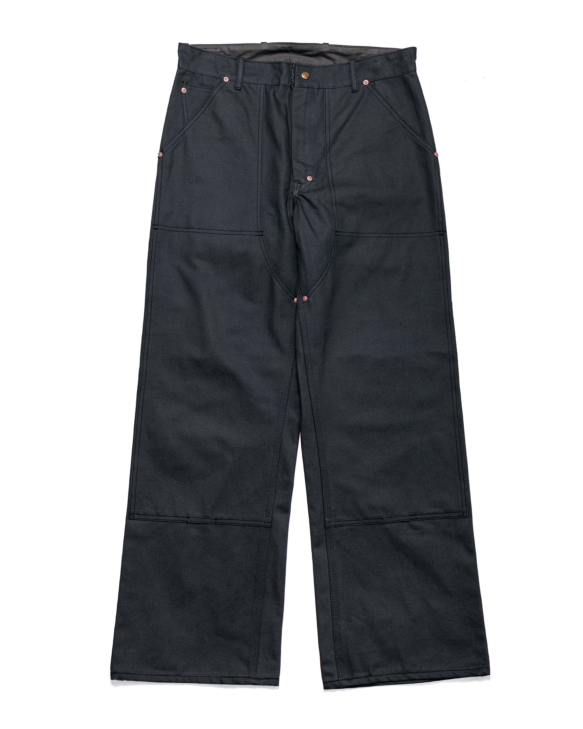 The Real McCoy's MP25102 Double-Knee Work Trousers Charcoal – lost & found